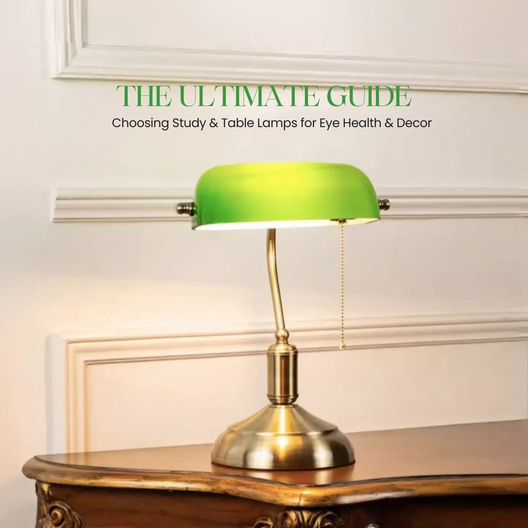 Ultimate Guide: Choosing Study & Table Lamps for Eye Health & Decor