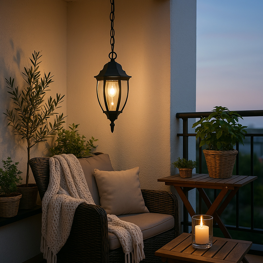 Buy Arts Outdoor Porch Hanging Light - Black at Whispering Homes