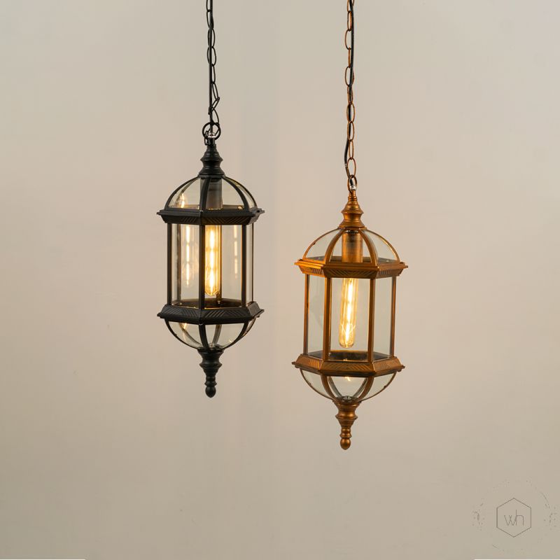 Gold Hanging Light | Outside Lights Online | Whispering Homes