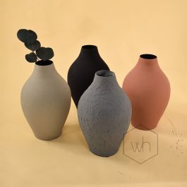 Peach Metal Vase | Shop Decorative Vases | Whispering Homes