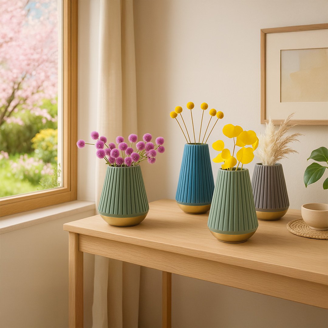Coco Small Ceramic Vase | Desk Planters Online | Whispering Homes