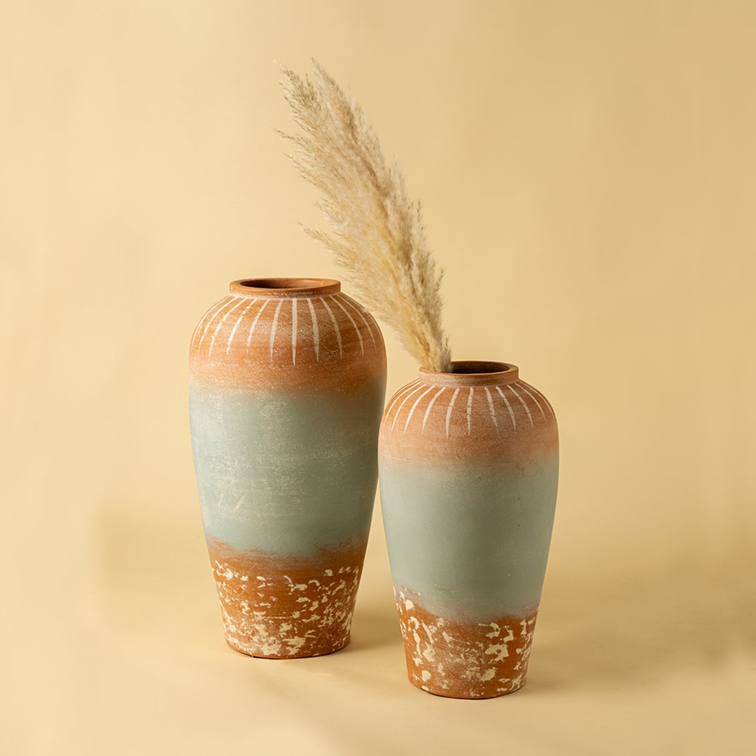 Terracotta Vase | Flower Vases Online | Whispering Homes